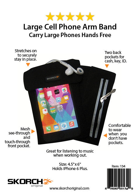 Arm Wallet holds cell phone (#134) – En Route Travelware