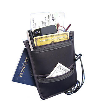 Travel Neck Wallet (#069) – En Route Travelware